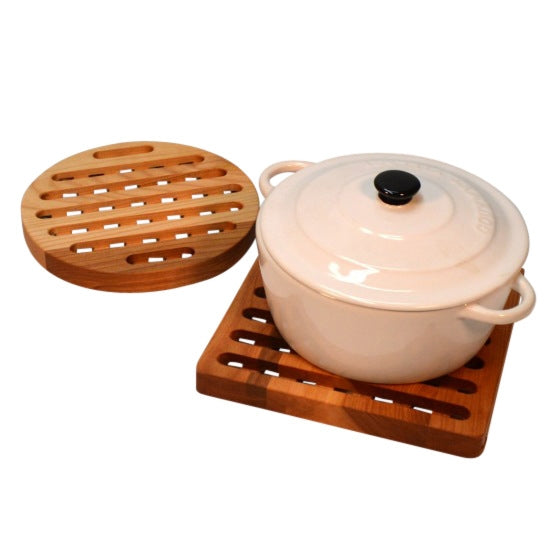Yellow Birch Square Pot Trivets, Made in Vermont